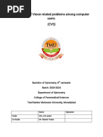 CVS-Q Definitivo English | PDF | Visual Perception | Nervous System