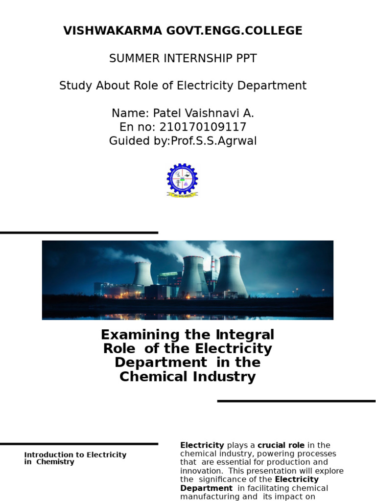Presentation of Intership | PDF