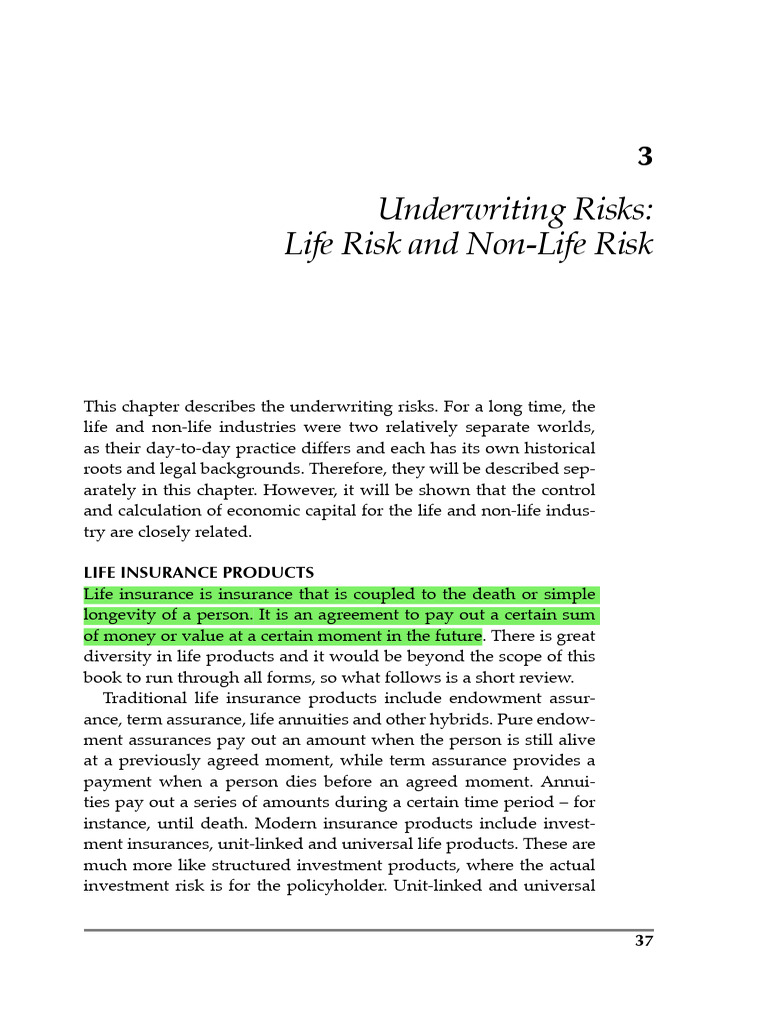 Underwriting Risk 250619 114436 | PDF | Insurance | Reinsurance