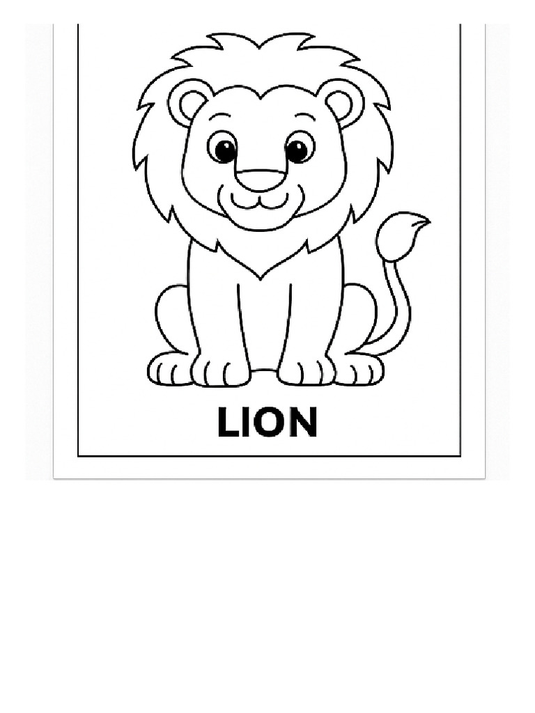 Animal Coloring Book | PDF