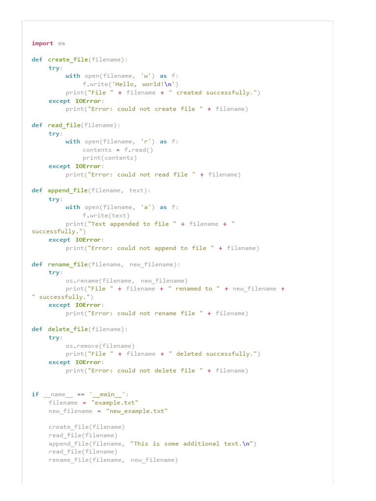 File Handling in Python - Lokesh | PDF