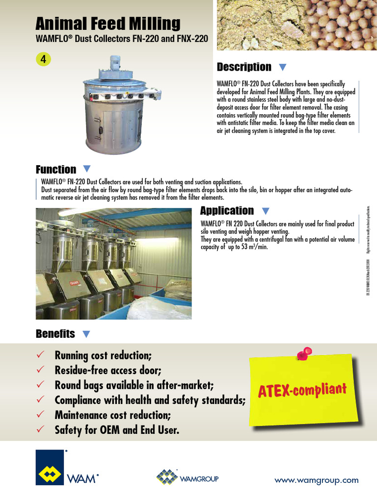 DS AnimalFeedMilling WAMFLO 1214 ENG | PDF | Mechanical Engineering ...
