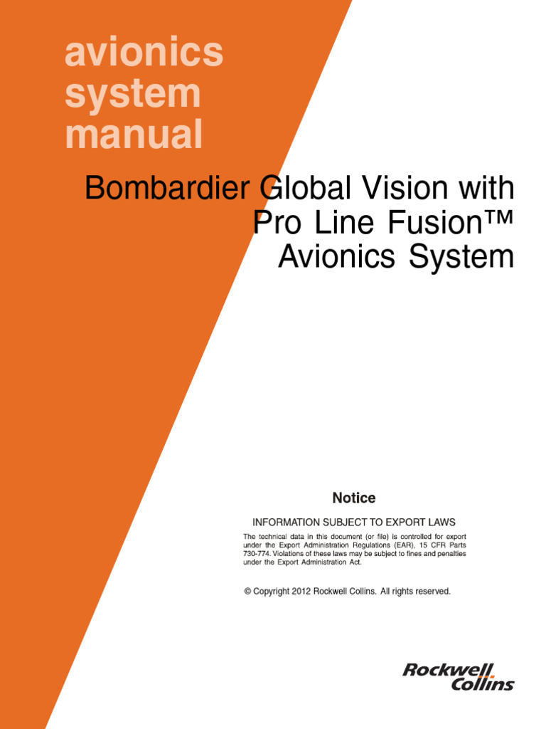 Bombardier Global Vision Avionics Manual | PDF