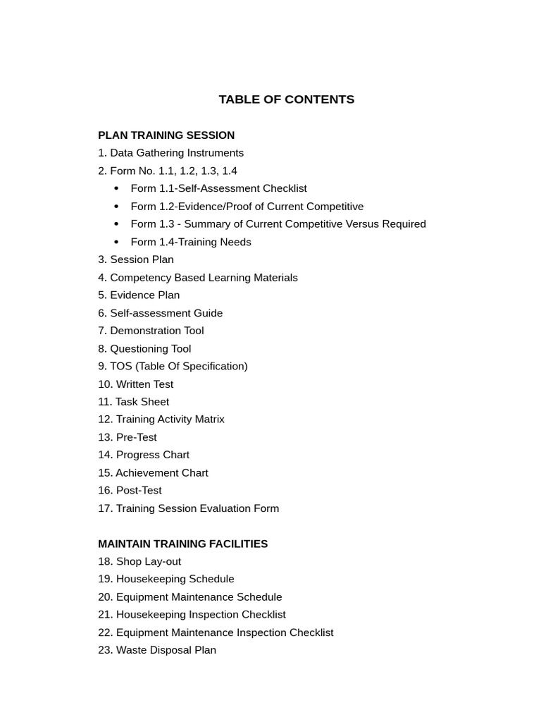 Training Session Planning Guide | PDF | Plant Nursery | Goat