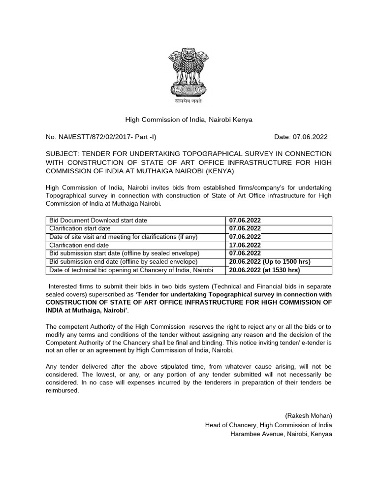 Topographical Survey Request For Proposal | PDF