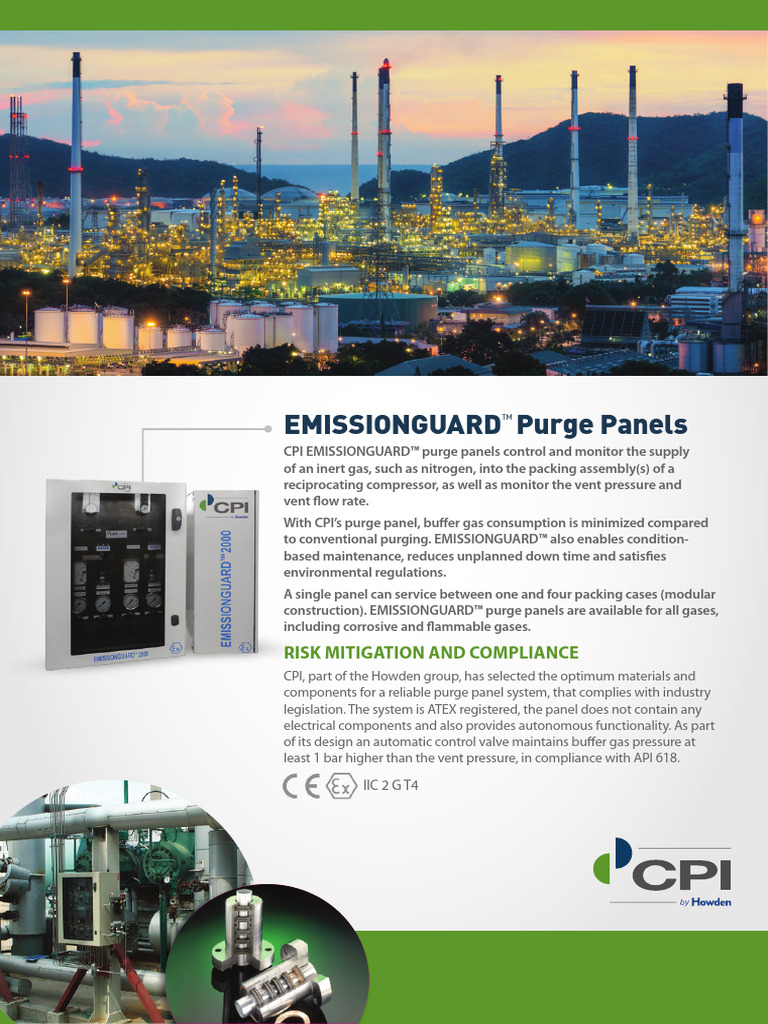 EMISSIONGUARD™ Purge Panels Overview | PDF | Valve | Flow Measurement