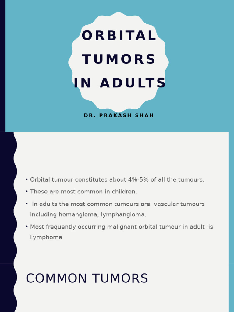Adult Orbital Tumors: Types & Treatments | PDF | Lymphoma | Adenoma