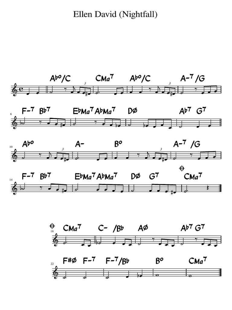 Ellen David (Treble) | PDF