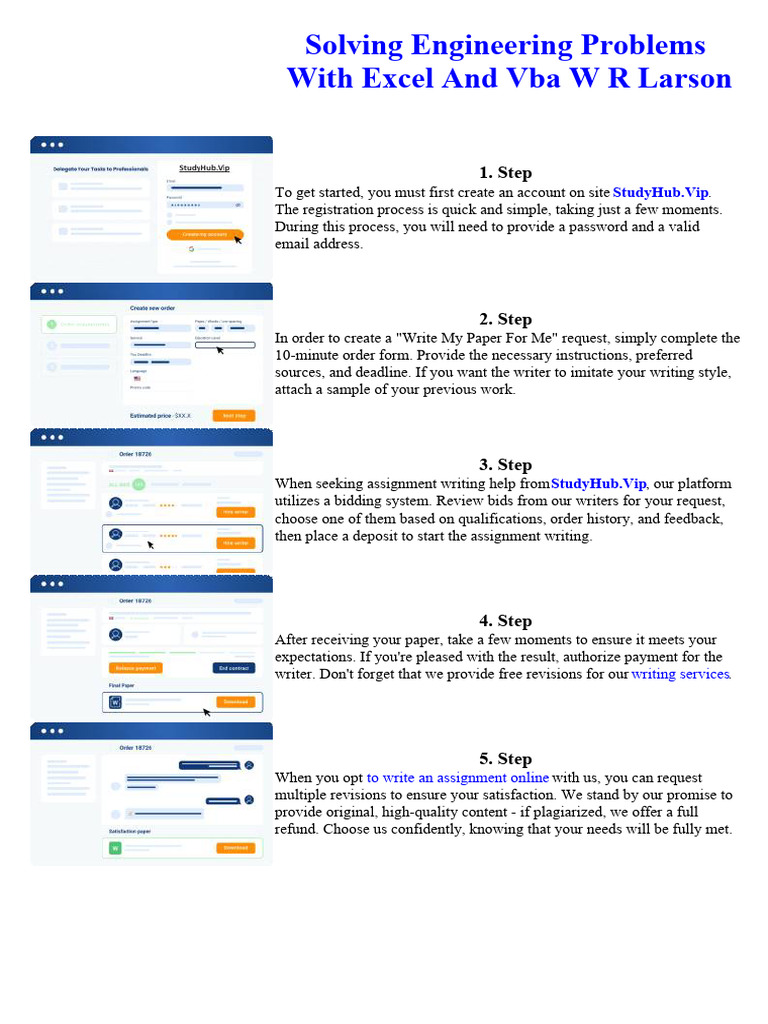 Solving Engineering Problems With Excel and Vba W R Larson | PDF | Word | Child Labour