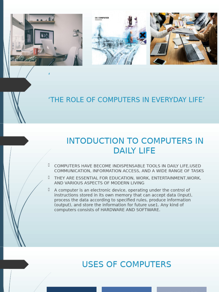 Impact of Computers on Daily Life | PDF | Information | Data