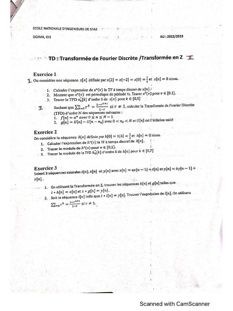 TD-3 (Corrigé) | PDF