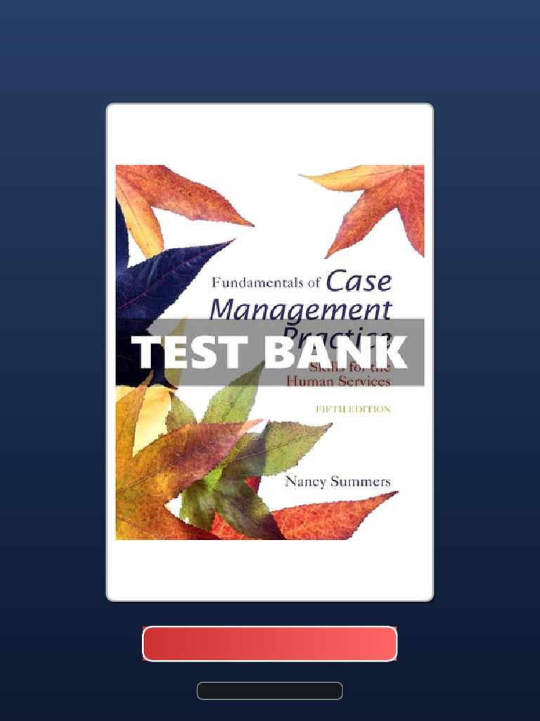 Fundamentals of Case Management Practice 5 Ed Summers Ebook and ...