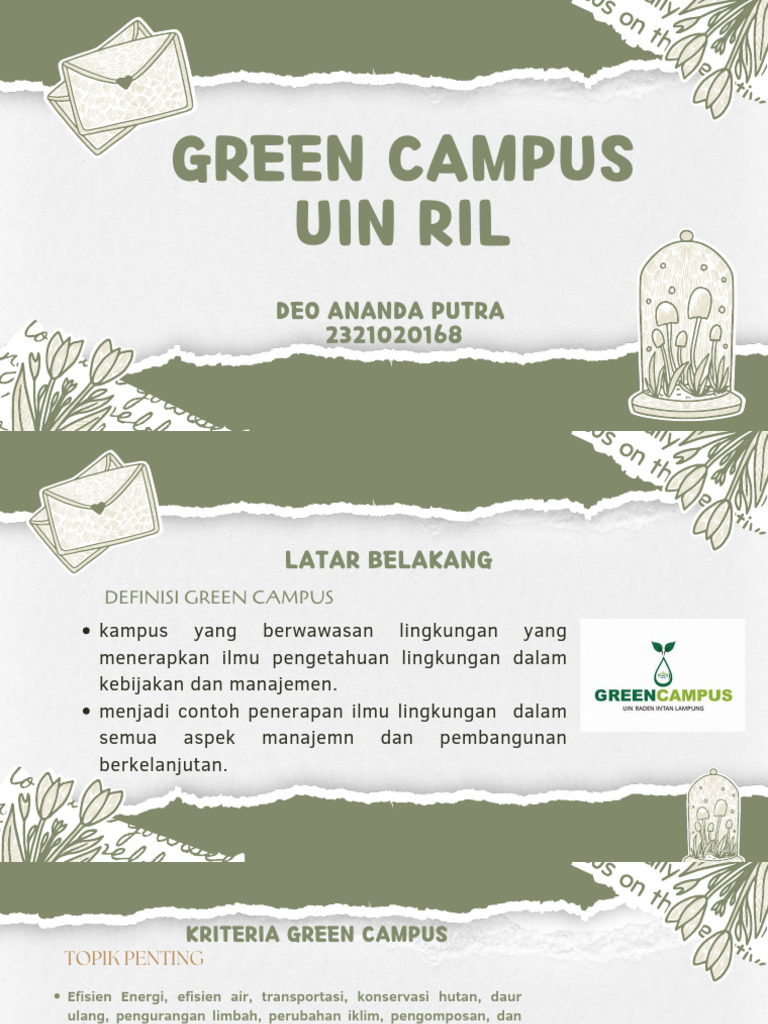 Green Campus DEO ANANDA PUTRA | PDF