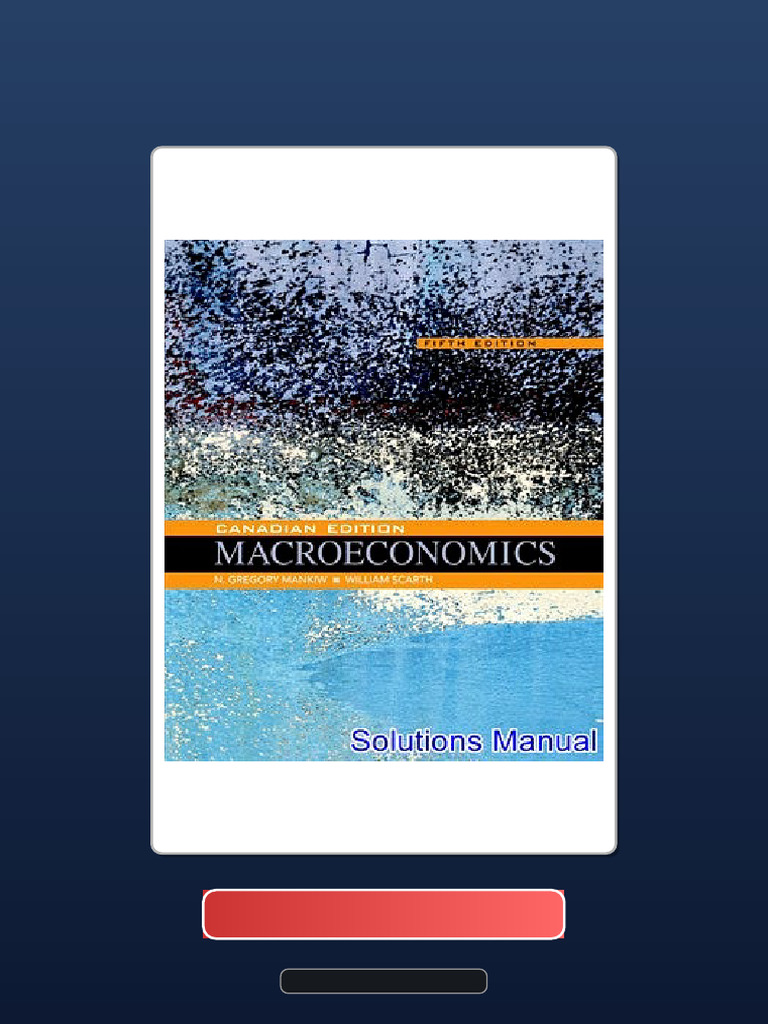 Macroeconomics Canadian 5th Edition Mankiw Ebook and TestBank Bundle ...