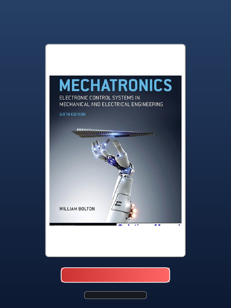 Mechatronics Electronic Control Systems in Mechanical and Electrical ...