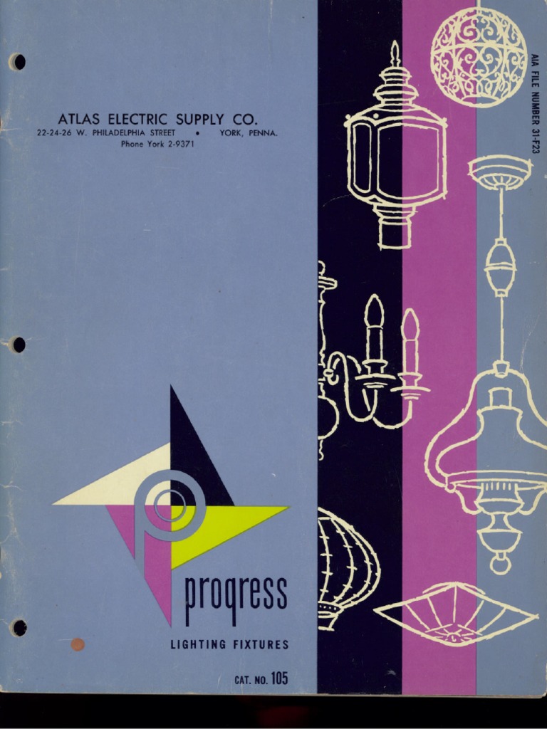 Progress Lighting Catalog 1960 | PDF