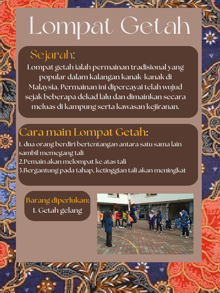 Permainan Tradisi BBM 2025 | PDF