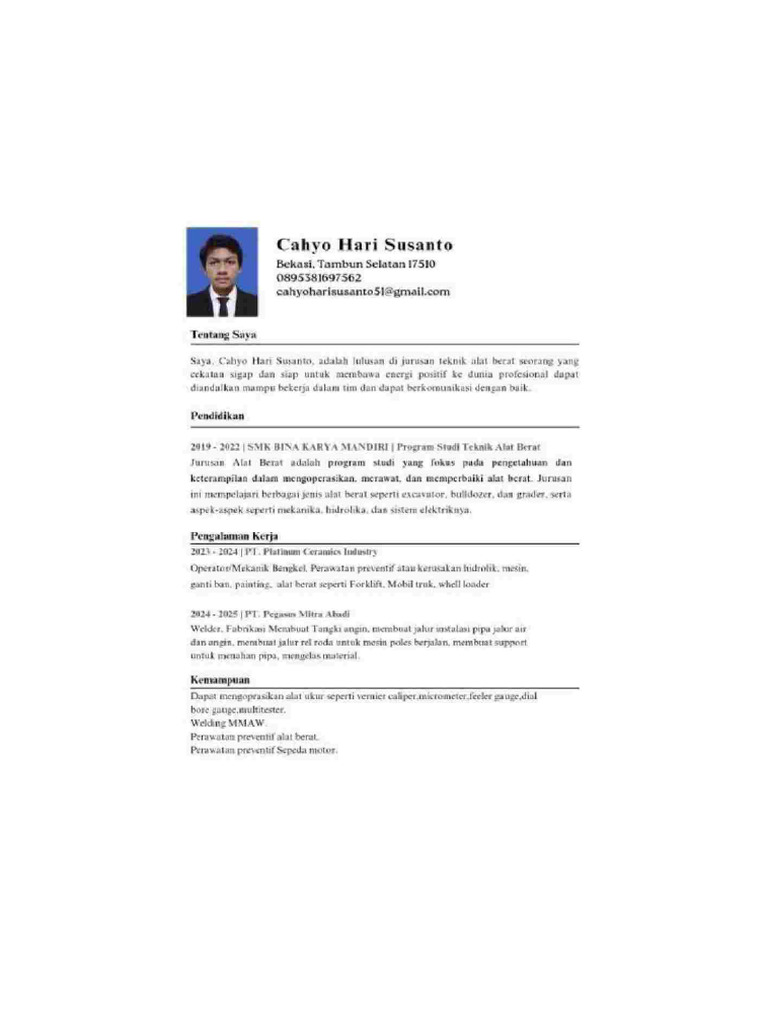 CV. Cahyo Hari Susanto PDF - 11zon | PDF
