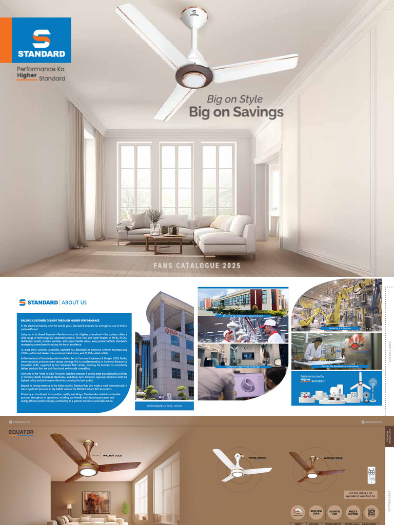 Standard Fan Catalogue - 2025 | PDF