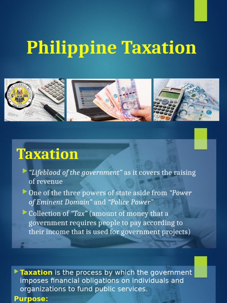Overview of Philippine Taxation System | PDF | Taxes | Government Finances