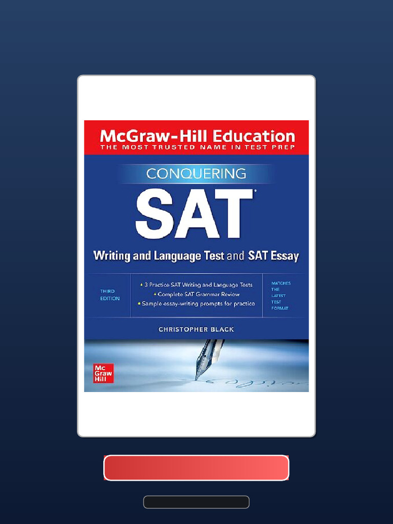 Test Bank For Testbank Conquering The SAT Writing and Language Test and ...