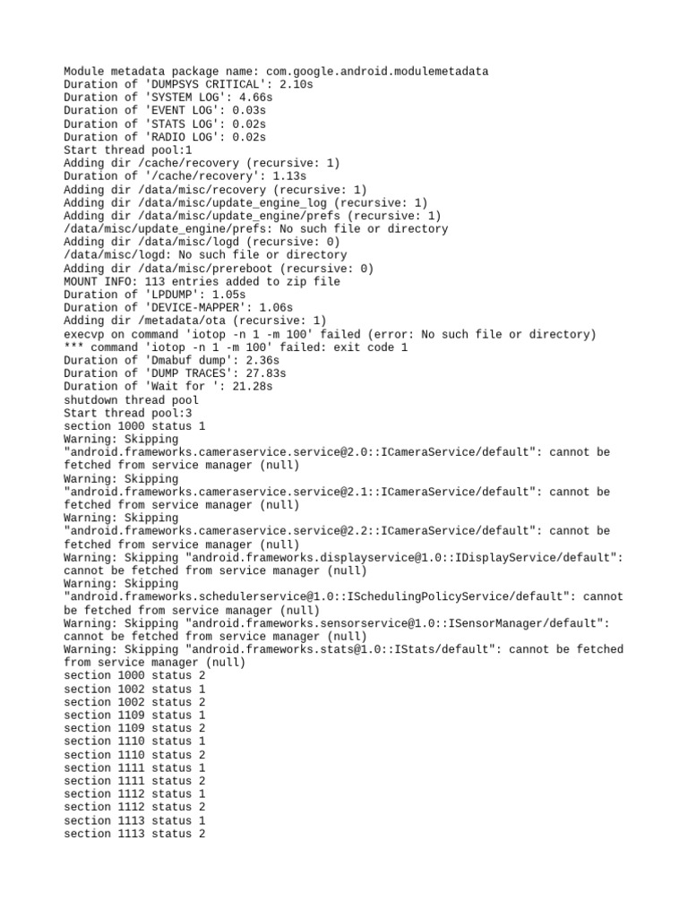 Bugreport V2333 UP1A.231005.007 2025 04 19 15 54 06 Dumpstate - Log ...