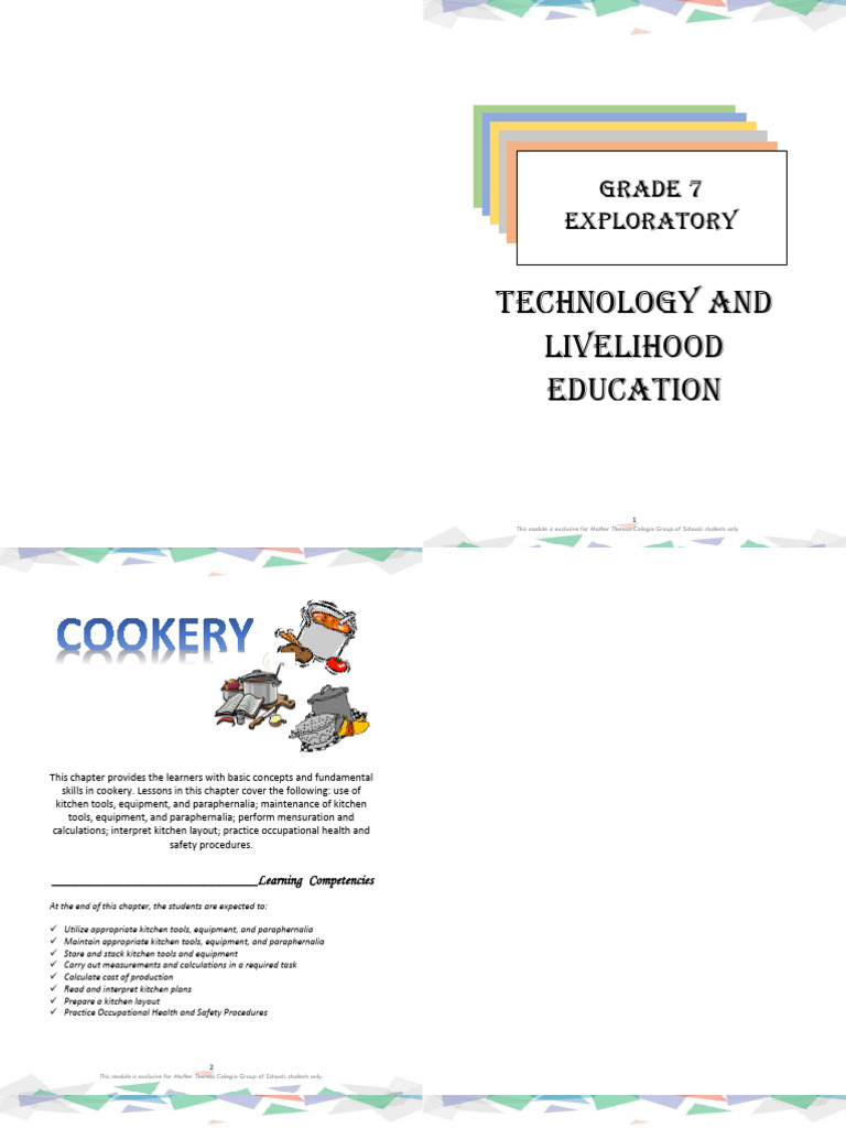 TLE 7 Module Booklet | PDF | Nail (Anatomy) | Occupational Safety And ...