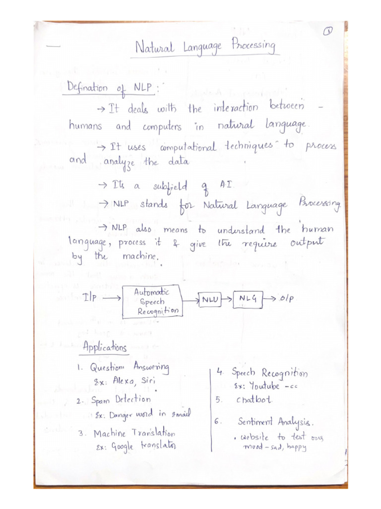 NLP Unit-1 Notes | PDF