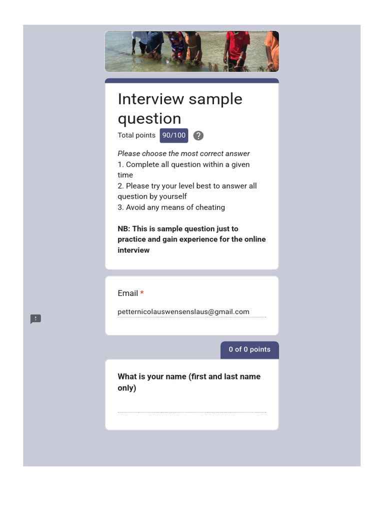 Online Interview Practice Questions | PDF | Water | Aquaculture