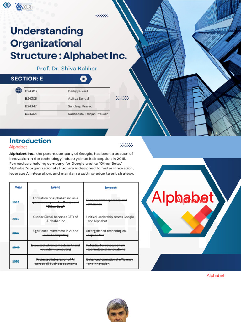 Understanding Alphabet Inc. Structure | PDF | Artificial Intelligence ...