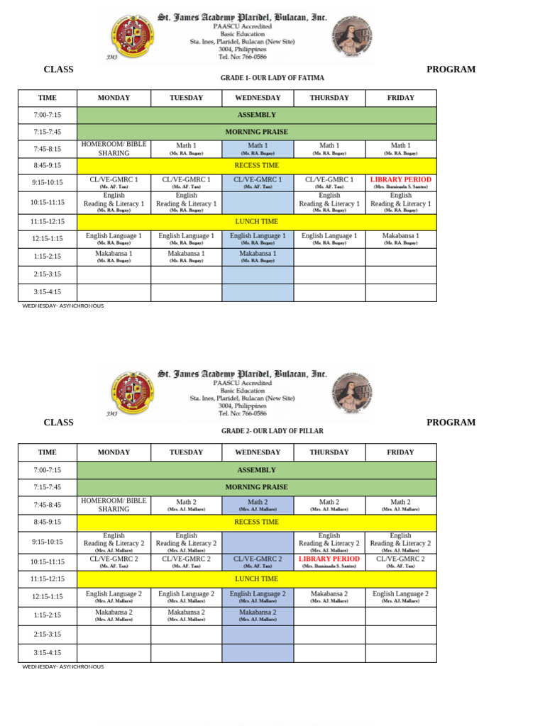 Edited Class-Program 2.0 | PDF | Reading (Process) | Writing