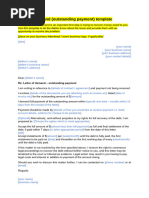 Dunning Letters Format | PDF