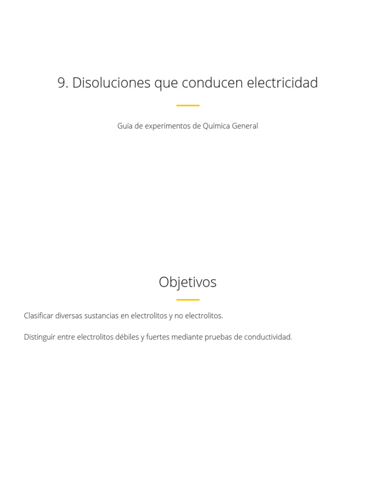 Electrolitos | PDF | Electrólito | Resistividad Eléctrica y Conductividad