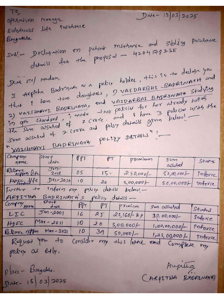 Arpita Consent | PDF