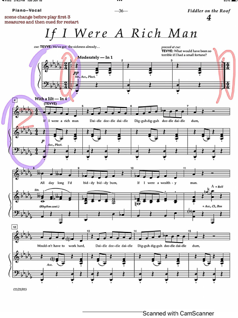 If I Were A Rich Man | PDF