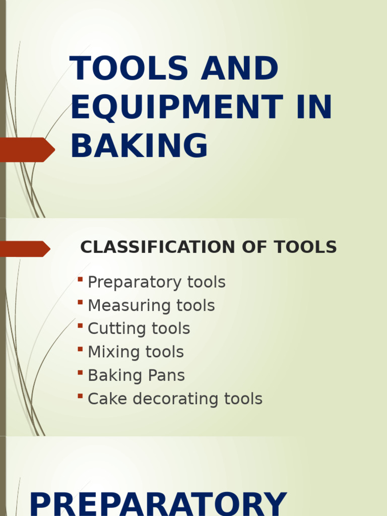 Essential Baking Tools and Equipment | PDF | Cakes | Baking