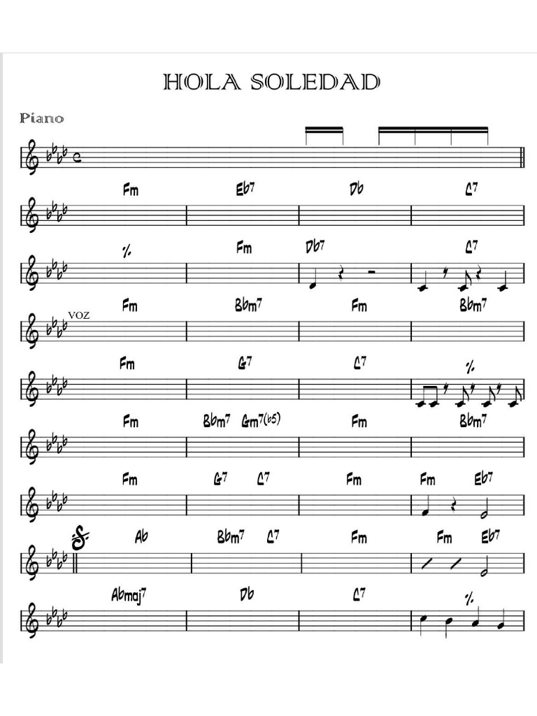 Hola Soledad PDF | PDF