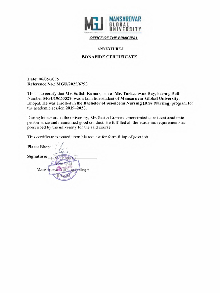 Satish Annexture | PDF