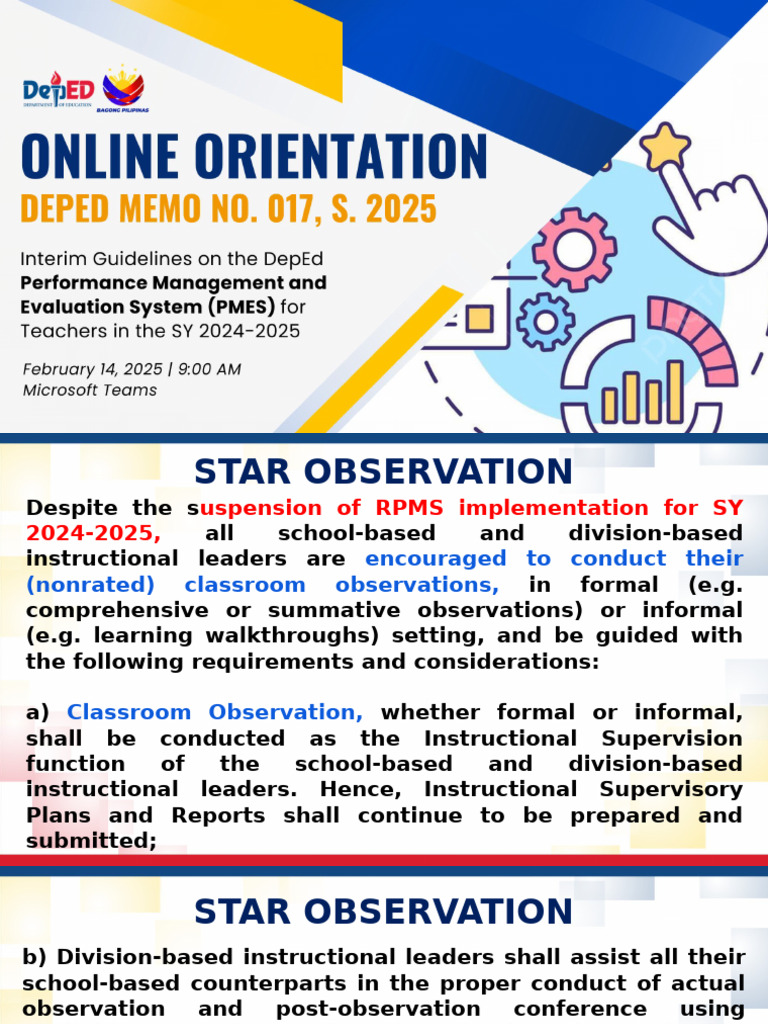 Presentation Slides Online Orientation On The Interim Guidelines PMES ...
