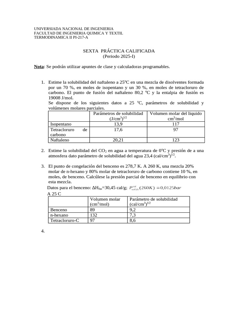 4TA PRC Termo II 25 I | PDF