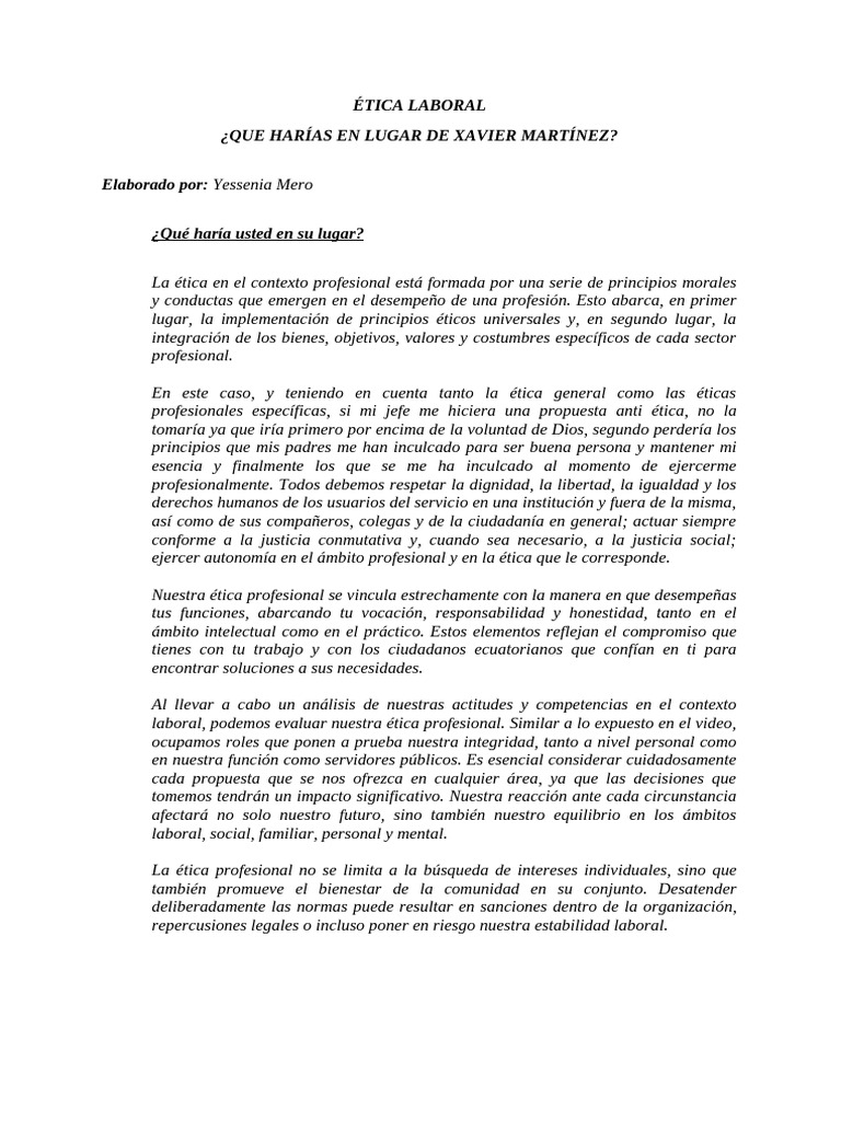 Ética Laboral | PDF | Justicia | Crimen y violencia