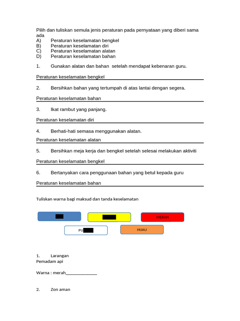 Ahmad Fatih Bin Mohammad Farid Moe - Peraturan Bab1 RBT | PDF