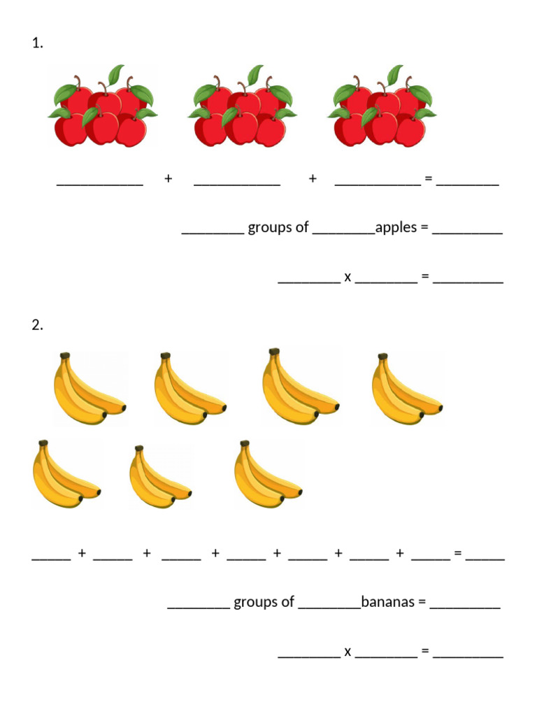Grade 2 Multiplication Worksheets | PDF