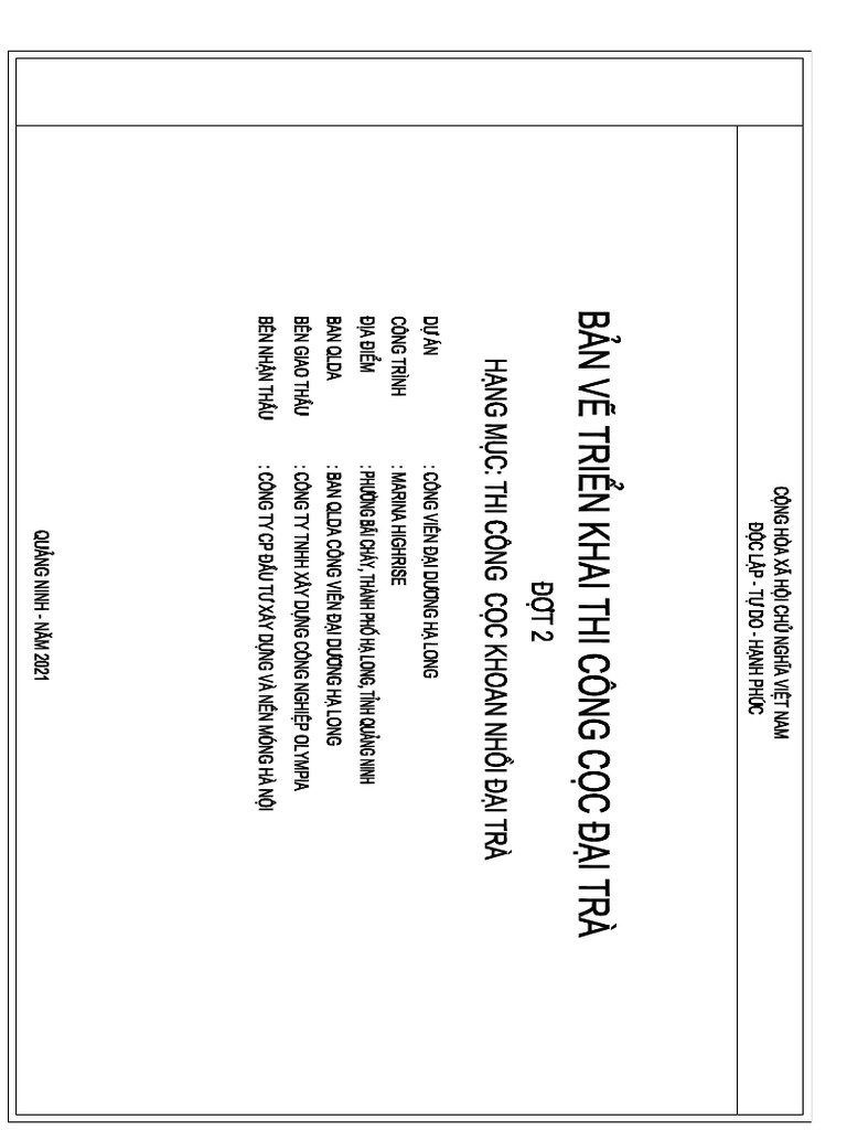 0 Scan Shop Drawing GD2 (17 Cọc GD1) | PDF
