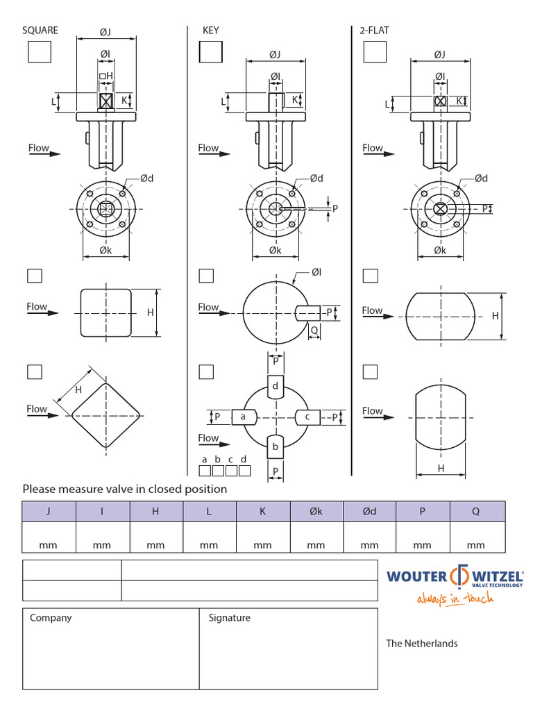 Topflange Data Sheet Invul Form 2-FLAT - 15 Pcs | PDF