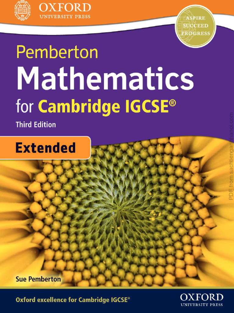 Pemberton Mathematics For Cambridge IGCSE Extended 3rd Edition | PDF