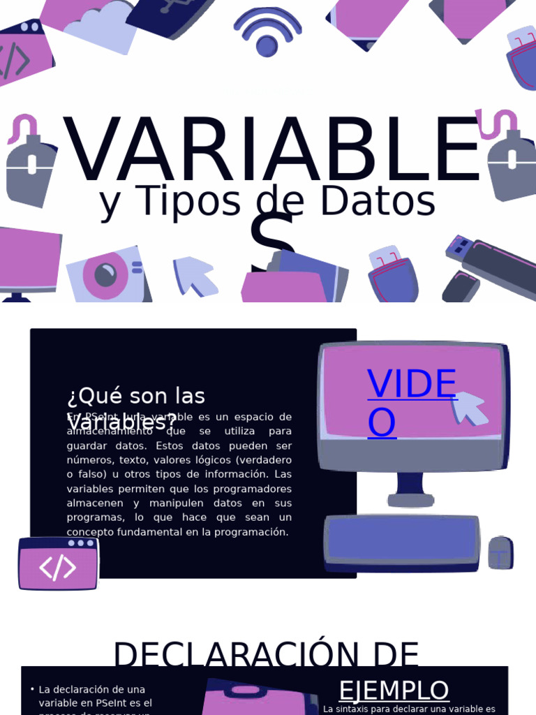 Clase 2 - Variables y Tipo de Datos | PDF