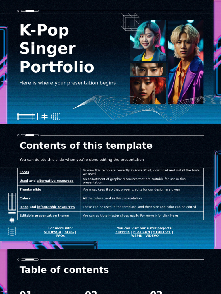 K Pop Singer Portfolio | PDF | Planets | Solar System