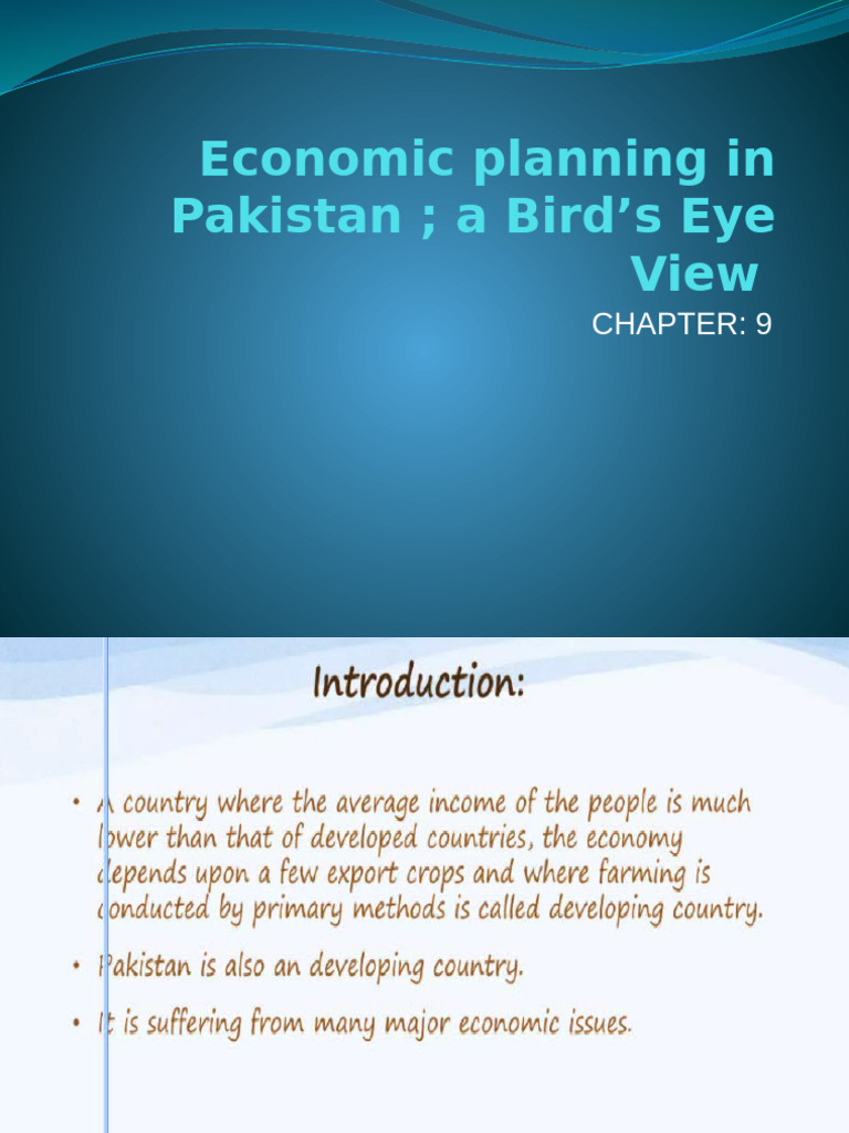 Economic Planning | PDF
