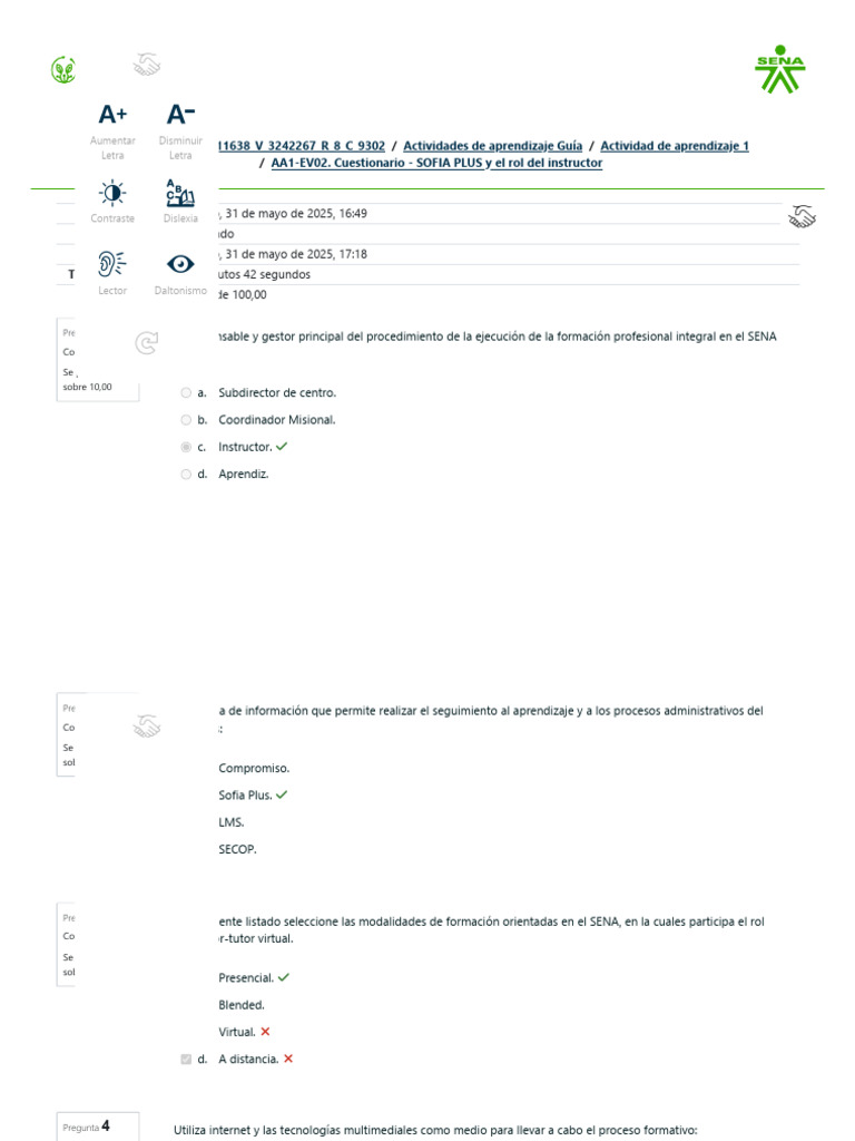 Rol del Instructor en Sofia Plus | PDF | Aprendizaje
